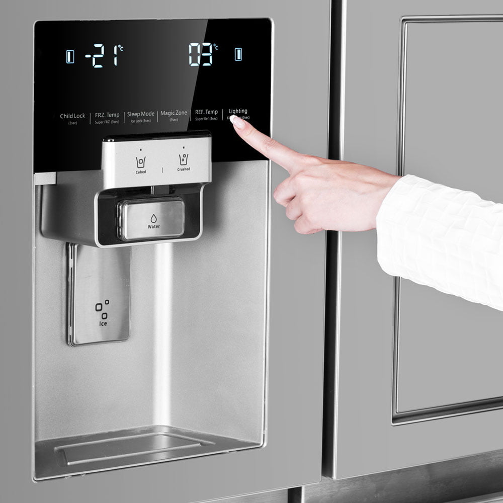 یخچال و فریزر ساید بای ساید 32 فوت دوو مدل D2S-3133MW- رنگ سفید - فروشگاه کالا با من