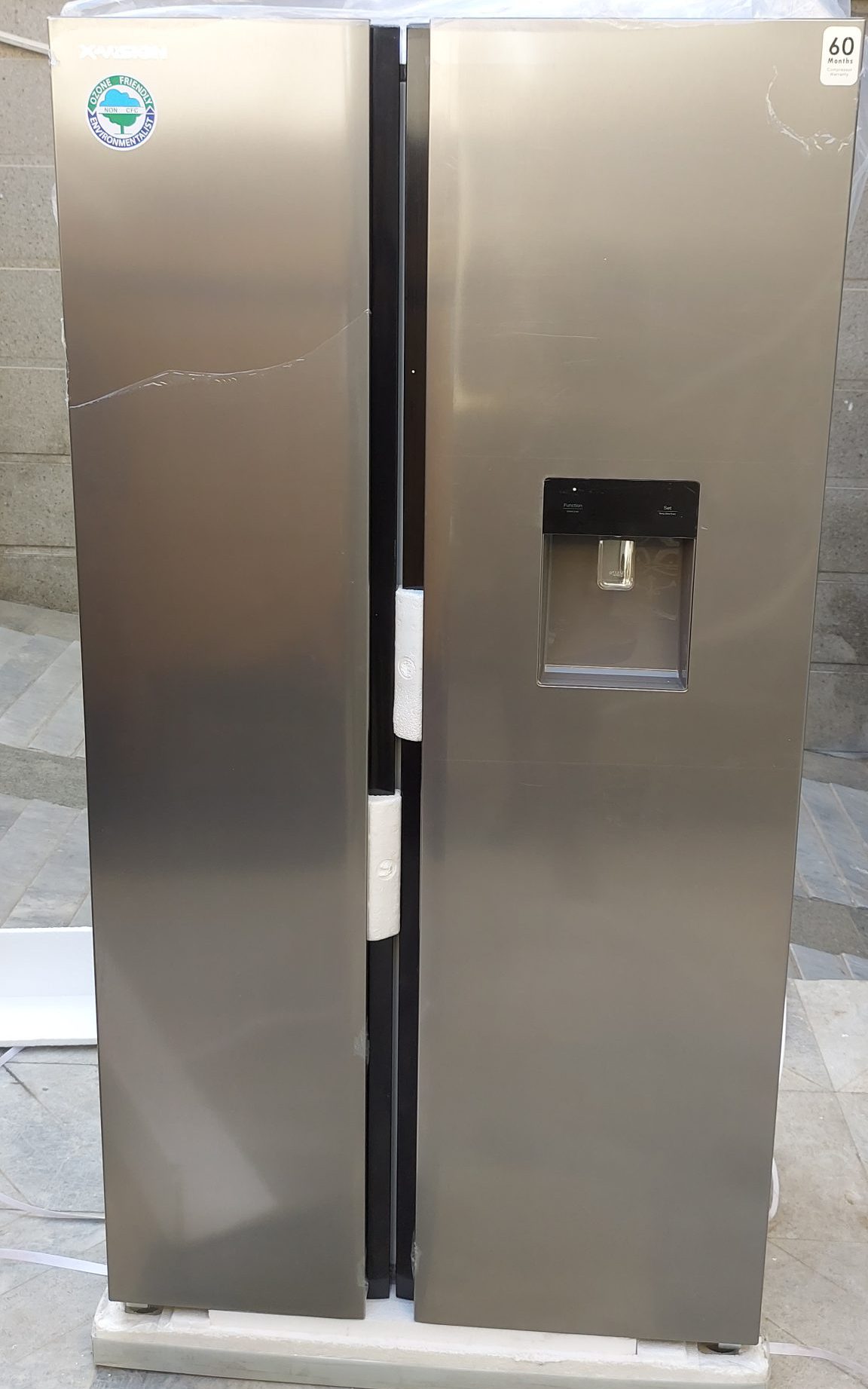 یخچال و فریزر ساید بای ساید 28 فوت ایکس ویژن مدل TS552-AWD/ASD رنگ سفید - فروشگاه کالا با من