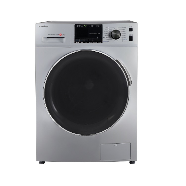 ماشین لباسشویی پاکشوما مدل BWF 40116 ST ظرفیت 9 کیلوگرم - رنگ سیلور - فروشگاه کالا با من